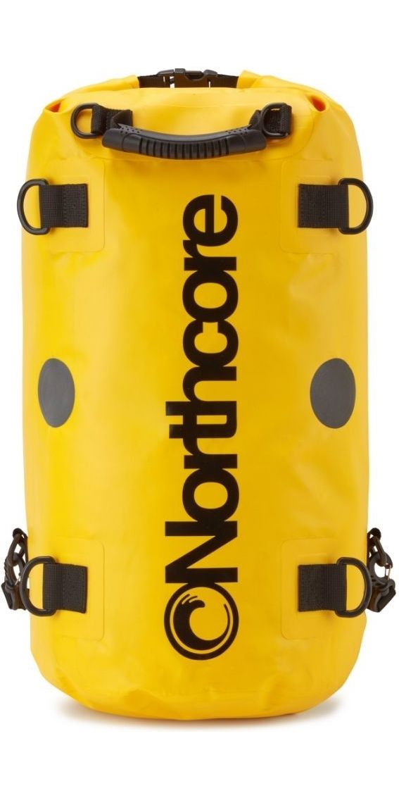 2024 Northcore Dry Bag 30L Backpack Yellow NOCO67DC Accessories Luggage Wetsuit Outlet